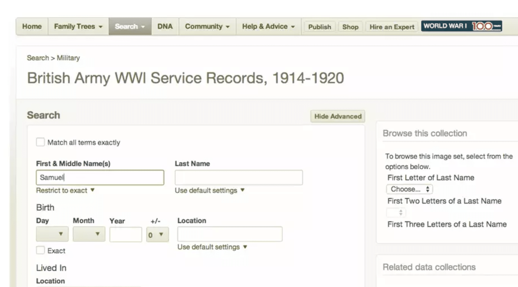 Ancestry WWI Service Records | Bold Content Video Production
